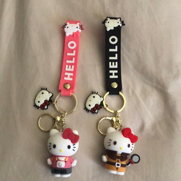Sanrio | Accessories | 2 Hello Kitty Key Chains | Poshmark